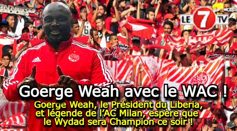 Le Président du Liberia et légende de l’AC Milan, Goerge Weah, espère ...