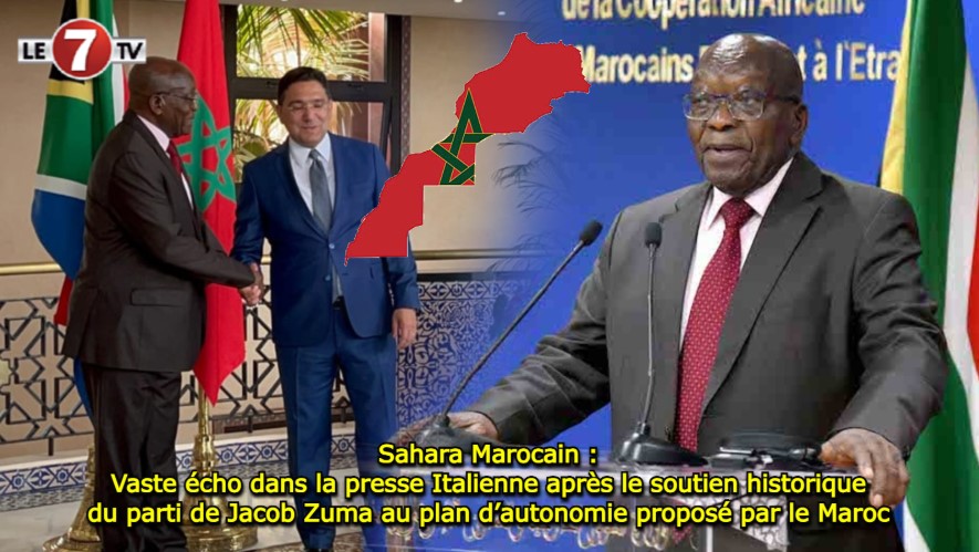 Sahara Marocain : Vaste écho dans la presse Italienne après le soutien ...