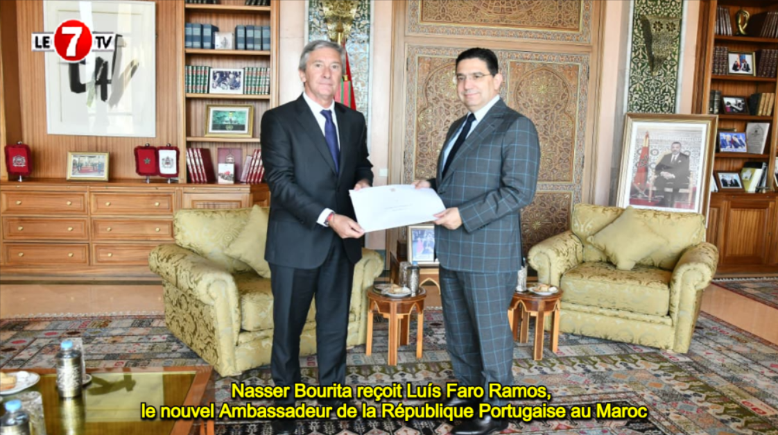 Nasser Bourita reçoit Luís Faro Ramos, le nouvel Ambassadeur de la ...